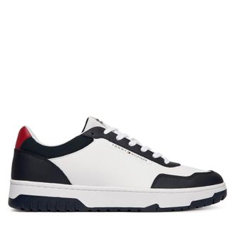 Tommy Hilfiger Sneakers Tommy Hilfiger Basket Core Lite Lth Block FM0FM05713 Wei&szlig;