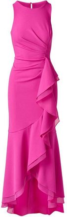 Adrianna Papell Abendkleid Ruffle Crepe Halter Gown Elegant, modern, stilvoll