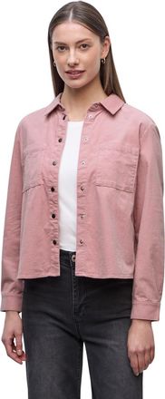 Street One Damen 3412292 Cordmix Bluse, Powder pink, 36