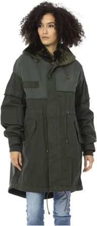 Mr & Mrs Italy Langer Parka - - Coats - Damen - Gr&uuml;n - S