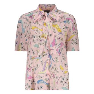 Moschino Bedruckte Seidenbluse - - Blouses & Shirts - Damen - Mehrfarbig - L