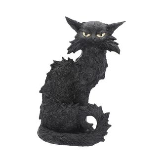 Nemesis Now Salem Witch Familiar Black Cat Figur, 32,5 cm, Harz, Schwarz, Hexe vertraute Figur, Schwarze Katze, Ornament, Hexerei-Dekor, aus feinstem Harz gegosse