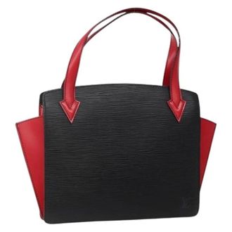 Louis Vuitton Sac &agrave; main Pre-owned Epi Bicolor Varenne Noir Rouge - Femme - Pre-owned - Multicolore - Taille: ONE Size