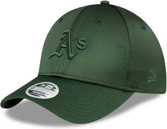 New Era 9Forty Femme Cap - Satin Oakland Athletics Vert