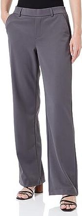 Vero Moda Vero Moda Vmmaya Mr Straight Solid Pant Noos pour Femme, Fines Rayures Grises, XXL / 30L