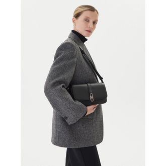 Tommy Hilfiger Handtasche Tommy Hilfiger Th Libre Flap Crossover AW0AW17723 Schwarz