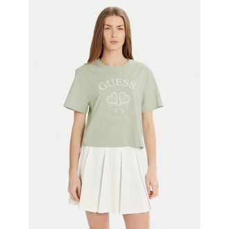 Guess T-Shirt V5GI04 I3Z14 Gr&uuml;n Regular Fit