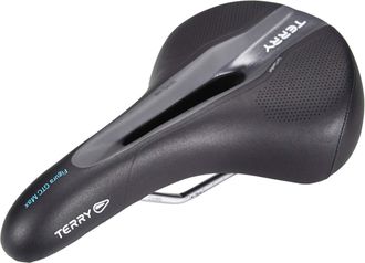 Terry Terry Figura GTC Gel Men Sattel mit CrMo-Gestell und WeatherMax Dura Silk Obermaterial in der Farbe Schwarz, Sitzbreite: 12cm - 15cm, 423 006 19