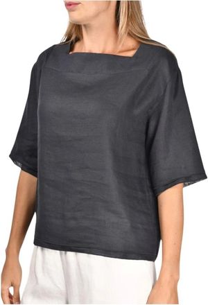 Gran Sasso Femme, Blouses et Chemises, Bleu, Taille: 38 FR Blouses