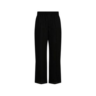 Jacquemus Pantalon taille &eacute;lastique large uni