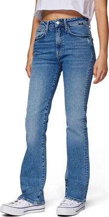 Mavi Damen Maria Jeans, Größe W28/L32, Mid Blau Denim
