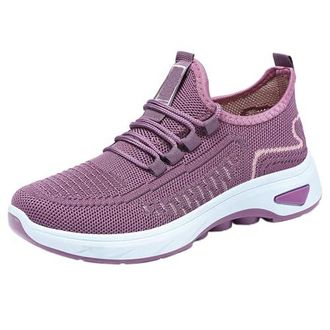 Generic Baskets orthop&eacute;diques pour femme - Coupe large - Soutien de la vo&ucirc;te plantaire - En mousse &agrave; m&eacute;moire de forme - En maille respirante - L&eacute;g&egrave;res - Pour 