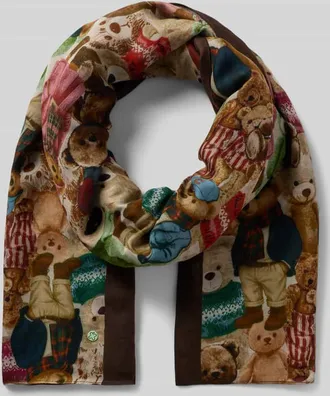 Codello Schal aus reiner Viskose mit Allover-Motiv-Print