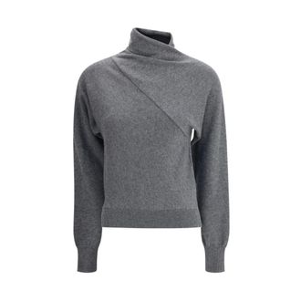Tom Ford Kaschmir Rollkragen Pullover - - Knitwear - Damen - Grau - M