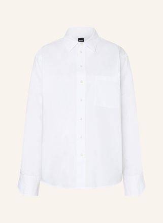HUGO BOSS Hemdbluse Saturday weiss
