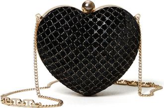 Twin-Set Coup de Coeur Clutch - Schwarz