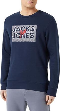 Jack & Jones Jjmarius Sweat Crew Neck, Blazer Bleu Marine, M Homme