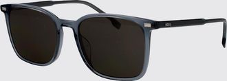 HUGO BOSS Zweifarbige rechteckige Acetat-Sonnenbrille