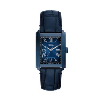 Fossil Uhr Fossil Carraway FS6170 Dunkelblau