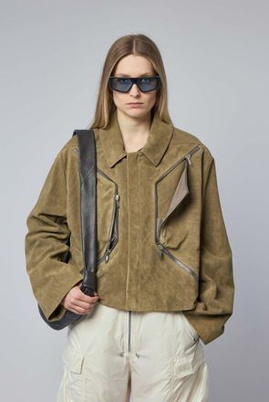 Rick Owens Heizer Mac Leather Jacket