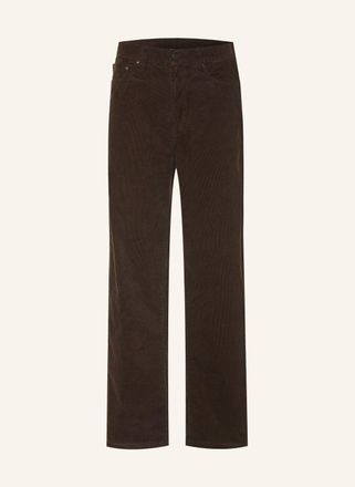Carhartt Work in Progress Carhartt Wip Cordhose Aaron Regular Tapered Fit braun