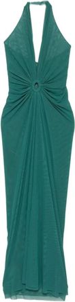 Fisico Femme, Robes, Vert, Taille: 40 FR Robe de Soir&eacute;e Dos Nu