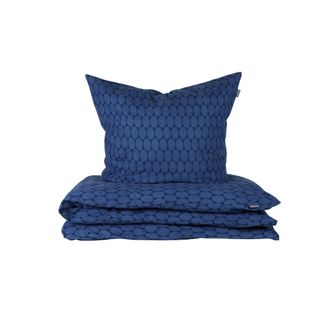 Schiesser Bettwäscheset Drops | Feinbiber | 2-teilig | Grafikprint | 100 % Baumwolle | Oeko-Tex Made in Green Zertifiziert | Reißverschluss | 135x200cm + 80x80c