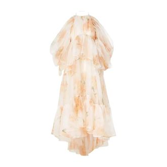 Zimmermann Ivory Camellia Midi-Kleid - - Dresses - Damen - Orange - L