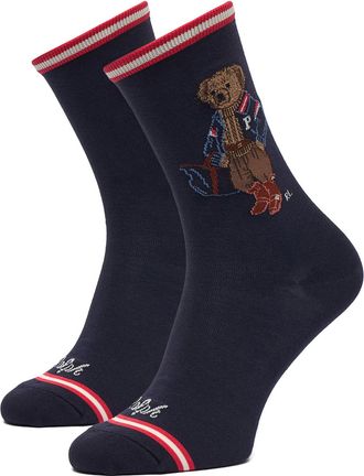 Polo Ralph Lauren Lange Socken Polo Ralph Lauren 455P18191001 Dunkelblau
