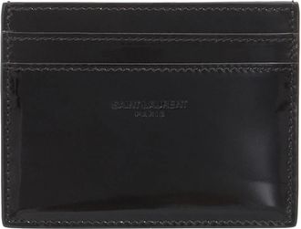 Saint Laurent Portemonnaies - Paris Card Case - Gr. unisize - in Gr&uuml;n - f&uuml;r Damen