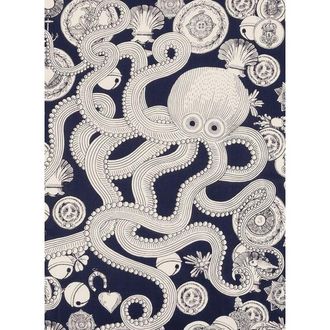 Inou&iuml;toosh Foulard imprim&eacute; en coton et soie