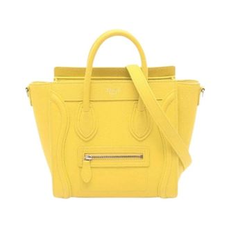 Celine Pre-owned Luggage Nano Leder 2way Bag - - Pre-owned - Damen - Gelb - ONE SIZE