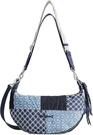 Desigual Bols_Hydra Kuwait, Sac &agrave; bandouli&egrave;re Femmes, Bleu, Taille Unique