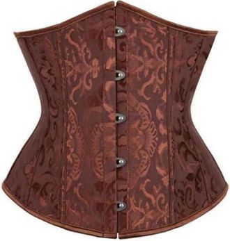 Generico Shffuw Corset Femme Bustiers Et Corsets Gothique Medieval Vintage Sexy Grande Taille Corset Sein Nu Gaine Ventre Plat Minceur Lingerie Avec Ruban Lace