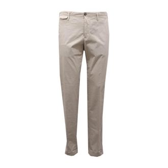 PT01 Leichte Baumwollstretchhose - - Trousers - Herren - Beige - W38