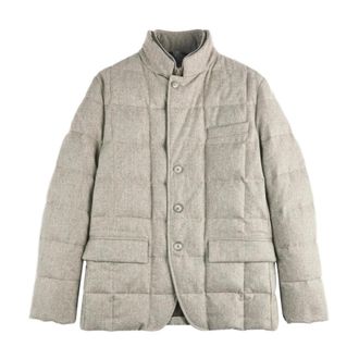 Fay Veste matelass&eacute;e en laine m&eacute;lang&eacute;e - Homme - Vestes - Beige - Taille: S