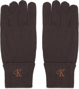 Calvin Klein Damenhandschuhe LV14F8021G Dunkelbraun