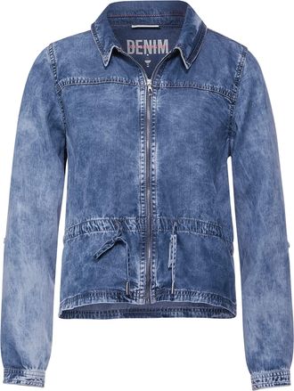 Street One Damen A211611 Jeansjacke, Authentic Blue Indigo wash, 36
