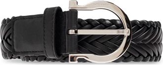 Ferragamo Homme, Accessoires, Noir, Taille: 105 CM Leather Belt