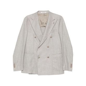 Tagliatore Homme, Vestes, Gris, Taille: M Blazer Double-breasted