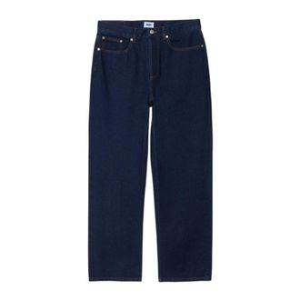 Obey Homme, Jeans, Bleu, Taille: W31 Baggy Denim Jeans Rinse Indigo