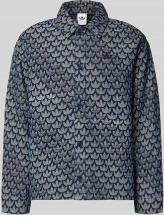 adidas Originals Regular Fit Jacke in Denim-Optik Modell Monogram