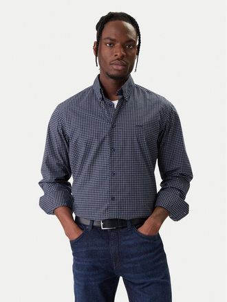 HUGO BOSS Hemd Ricoplus 50556464 Dunkelblau Regular Fit