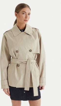 Calvin Klein Tenchcoat LV044B540G Beige Regular Fit