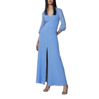 Patrizia Pepe Femme, Robes, Bleu, Taille: 36 FR Maxi Dress