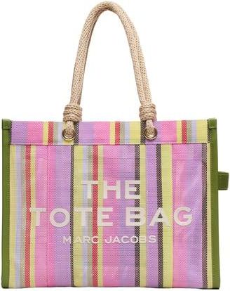 Marc Jacobs Sac tote The Stripe Mesh Large ray&eacute;