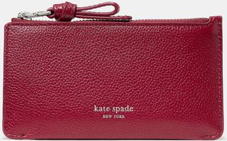 Kate Spade New York Kate Spade Loop East West Rei&szlig;verschluss Kartenetui f&uuml;r Frauen in Rot Jam