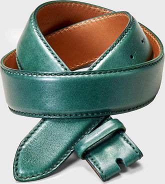 Reptiles House Aura- Kalbsleder Gürtel - Grün
