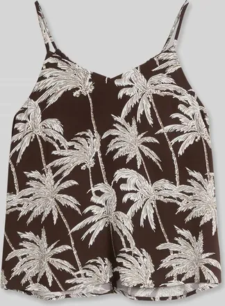 Tom Tailor Denim Relaxed Fit Top aus reiner Viskose mit Bindeband