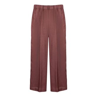 Semicouture Damen, Hosen, Lila, LGr&ouml;&szlig;e